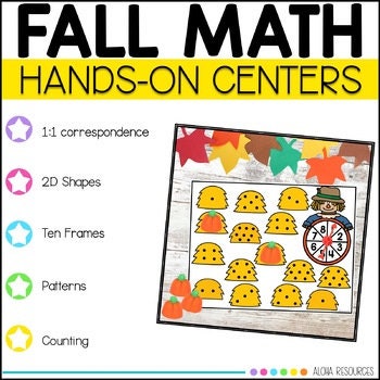 FALL Fine Motor Math Hands on Centers and Activities for Prek and K - Etsy