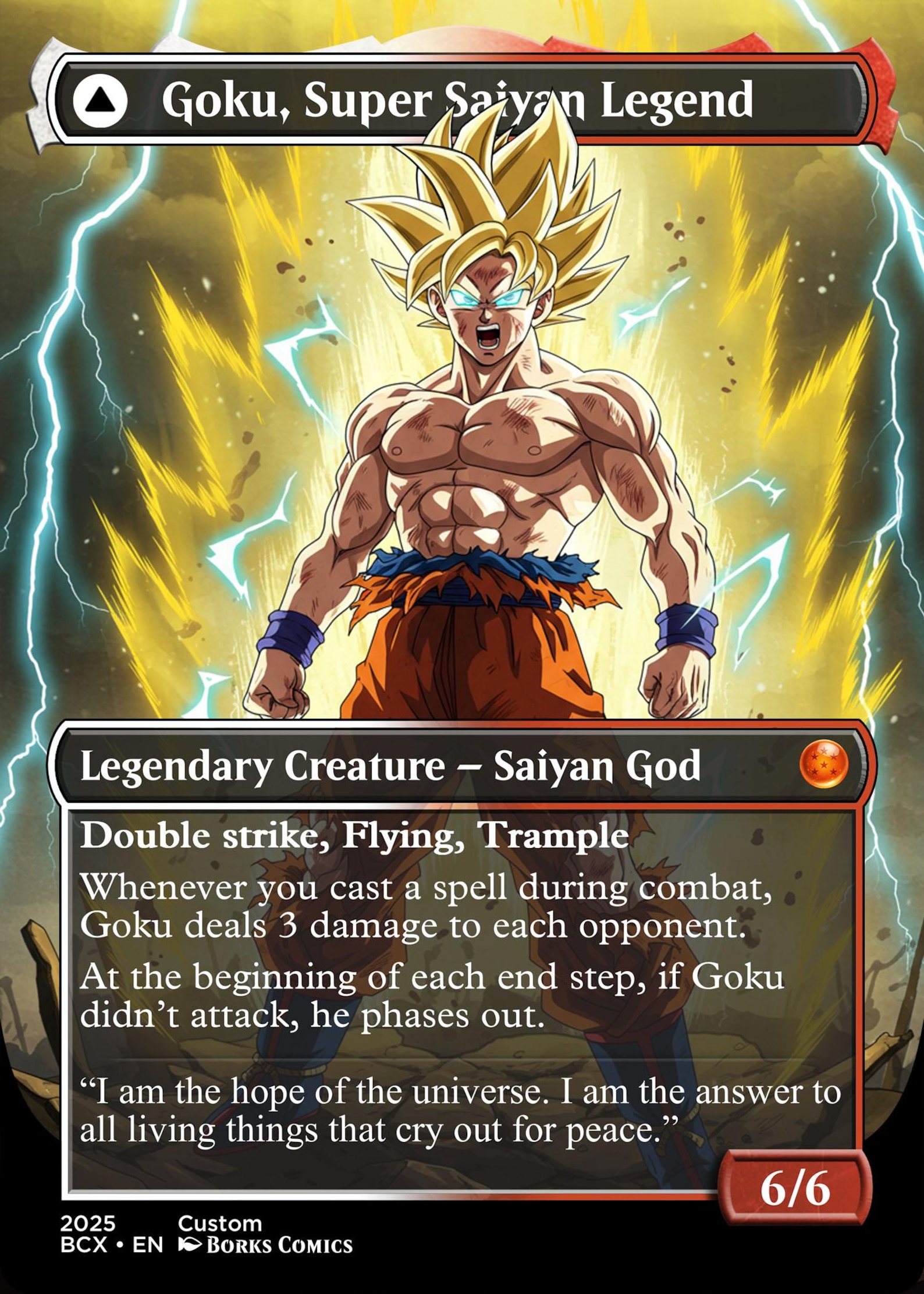 DBZ Dragon Ball |mtcg| Proxy - Custom Art Cards - - Etsy