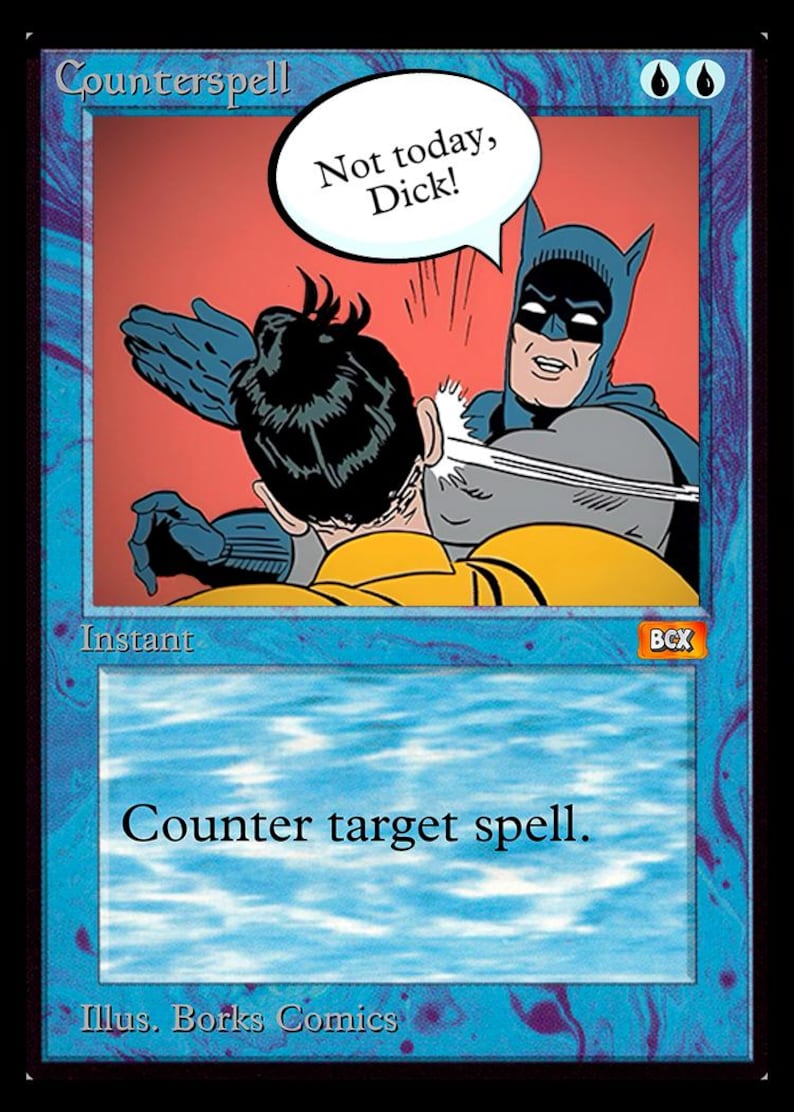 Blue Staple Spells |mtcg| Proxy - Custom Art Cards - **NEW** - Etsy