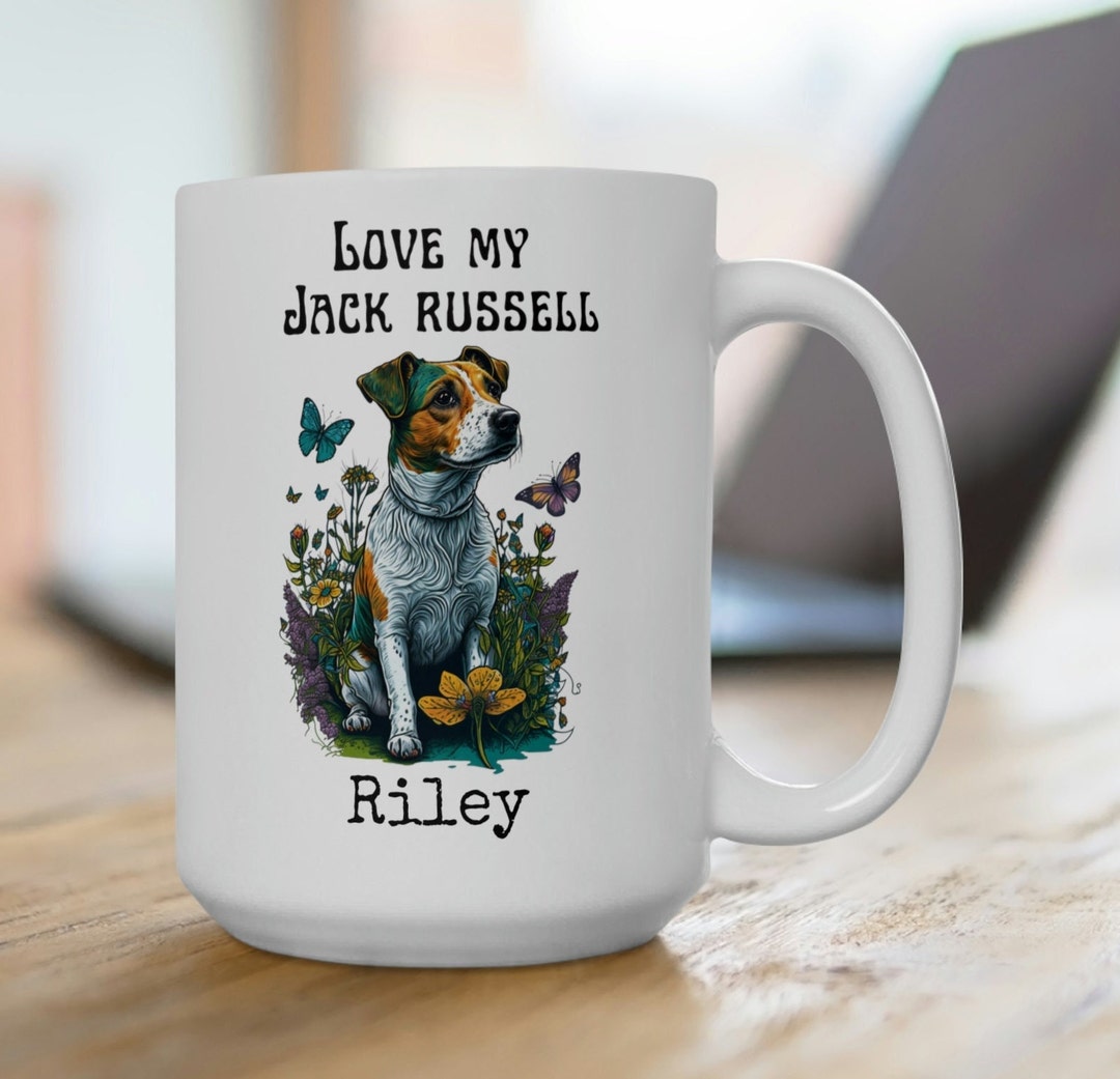 Jack Russell Personalized Coffee Mug Jack Russell Mug - Etsy