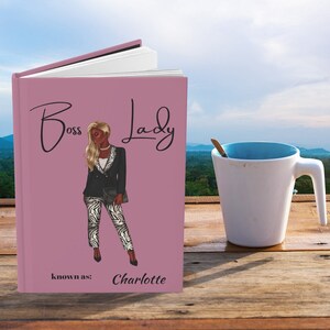 Personalized Boss Lady Hardcover Journal: New Business Owner Gift - Etsy