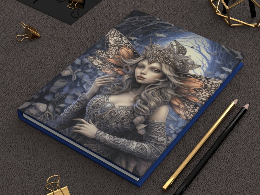 Journals, Beautiful Fairy Diary Gift, Custom Notebook, Gift for Women ...
