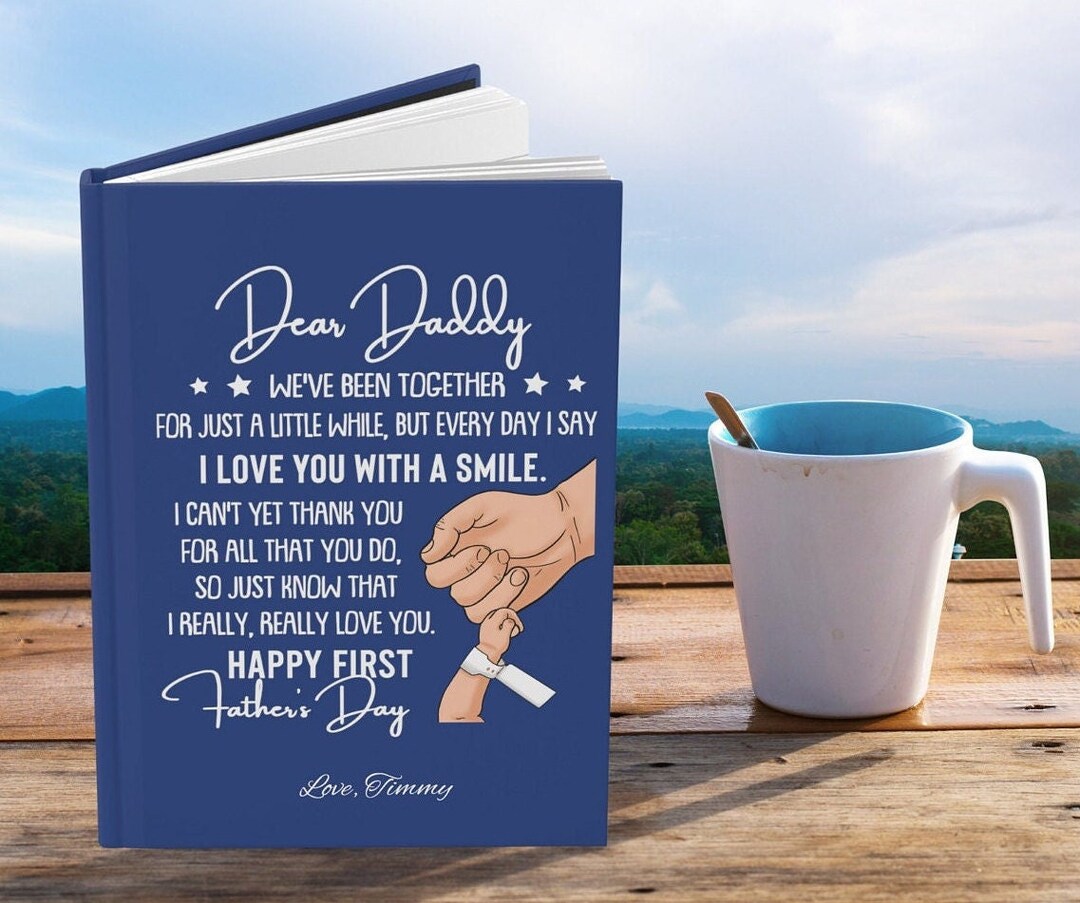 Father's Day Journal Gift, First Father's Day Gift, New Dad Adventure ...