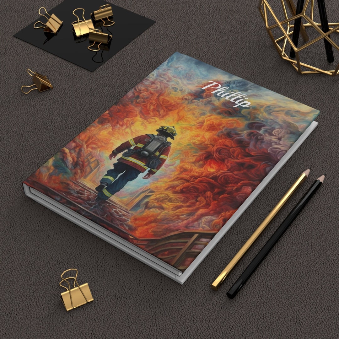 Journals, Firefighter's Scrapbook First Reponder's Journal Fireman's ...