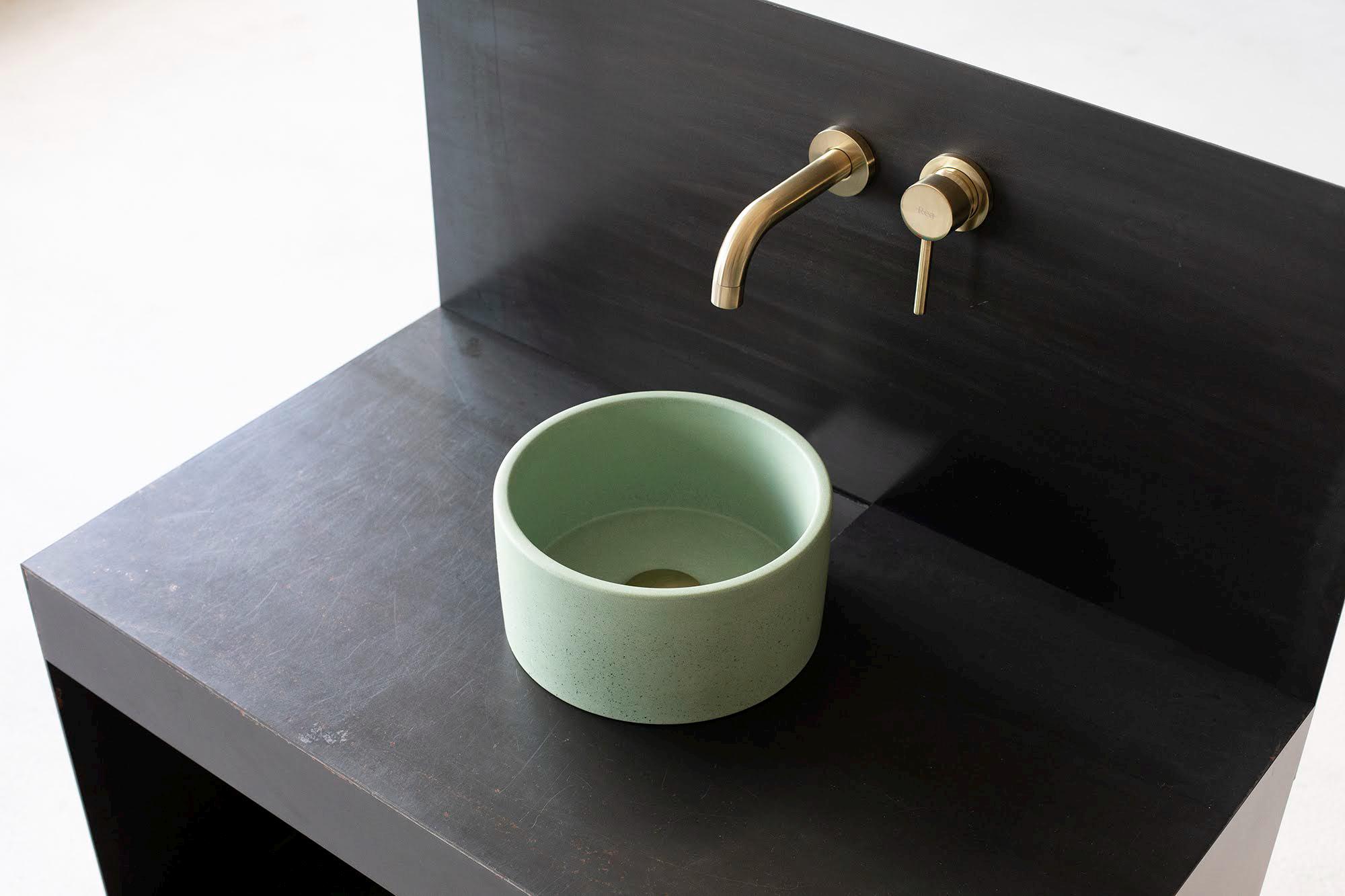 Round Concrete Sink | Wash Basin | Sizes: D40cm D36cm D32cm D25cm ...
