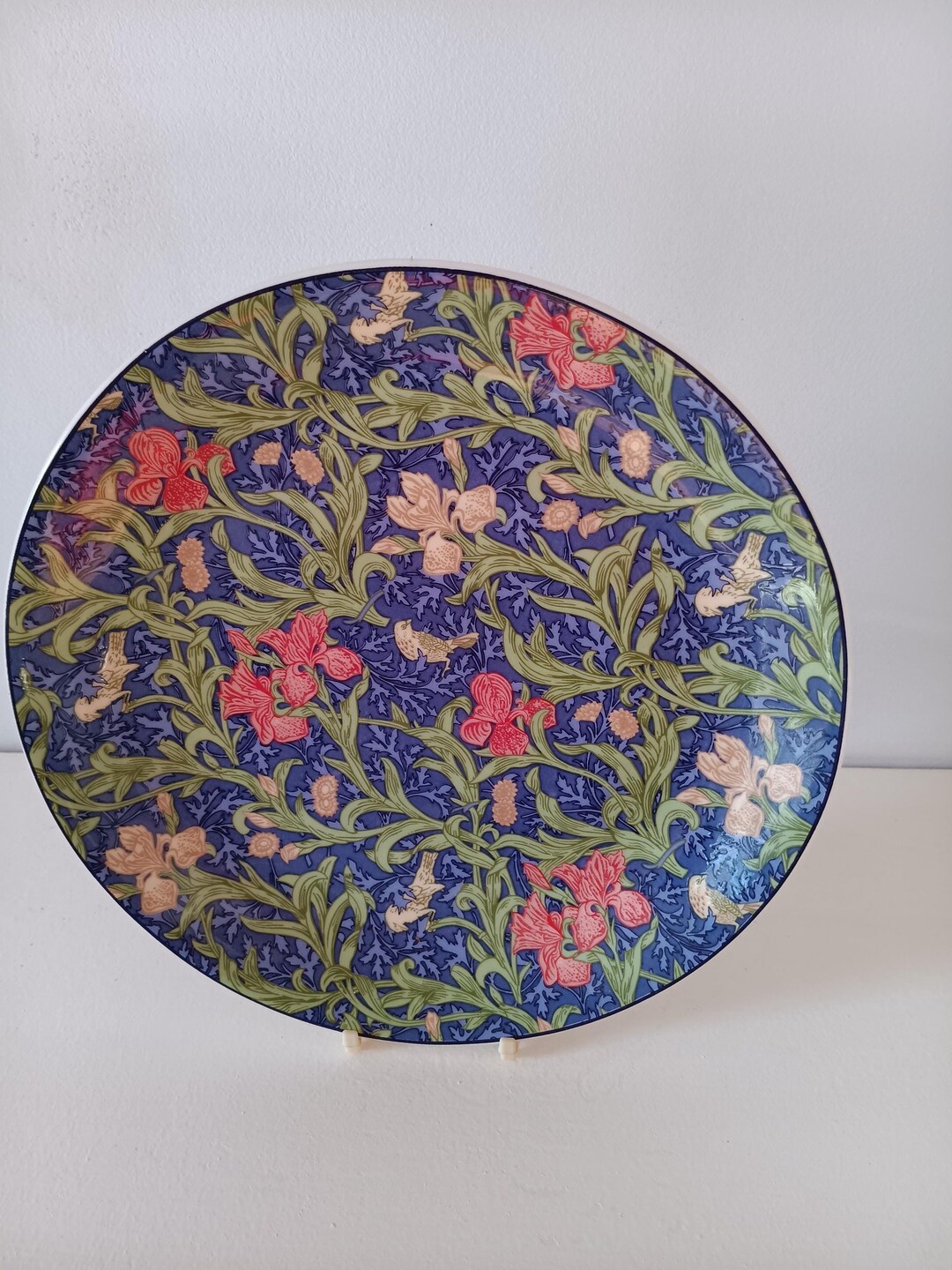 Beautiful William Morris Inspired Iris Luncheon Plate From Dunoon 8 ...