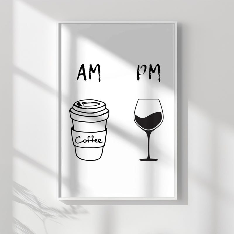 Am Pm Sign - Etsy