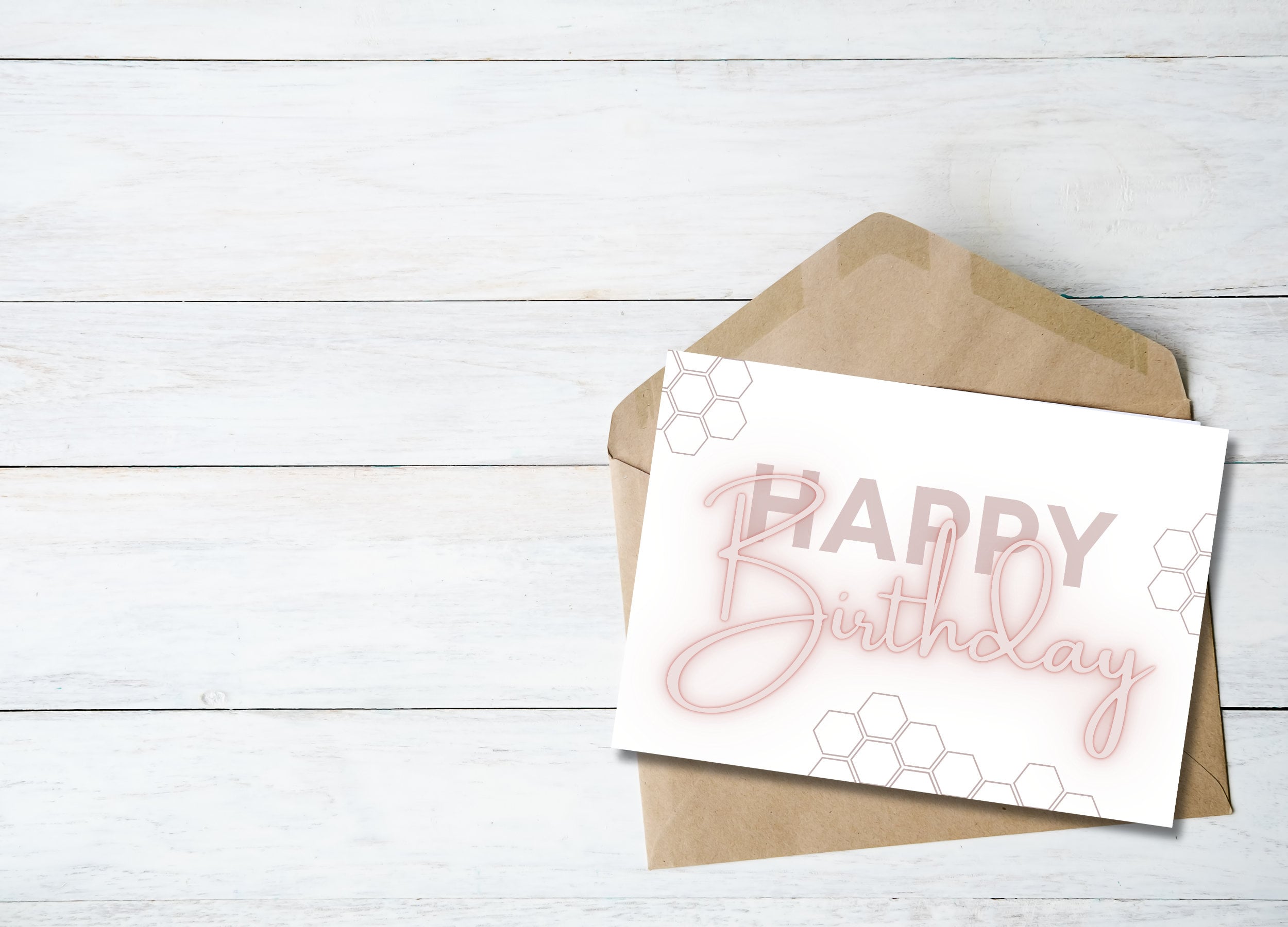 Printable Birthday Card Digital Download Happy Birthday HBD Pink Neon ...