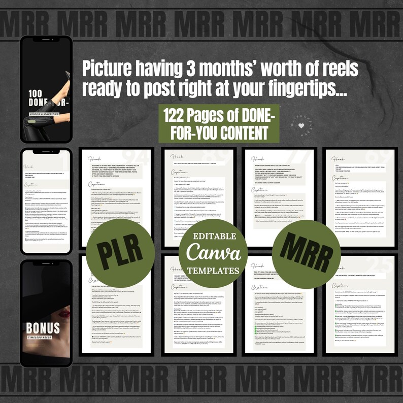 Done-for-you Hooks & Captions: Zero Income Claim Guide With Master ...