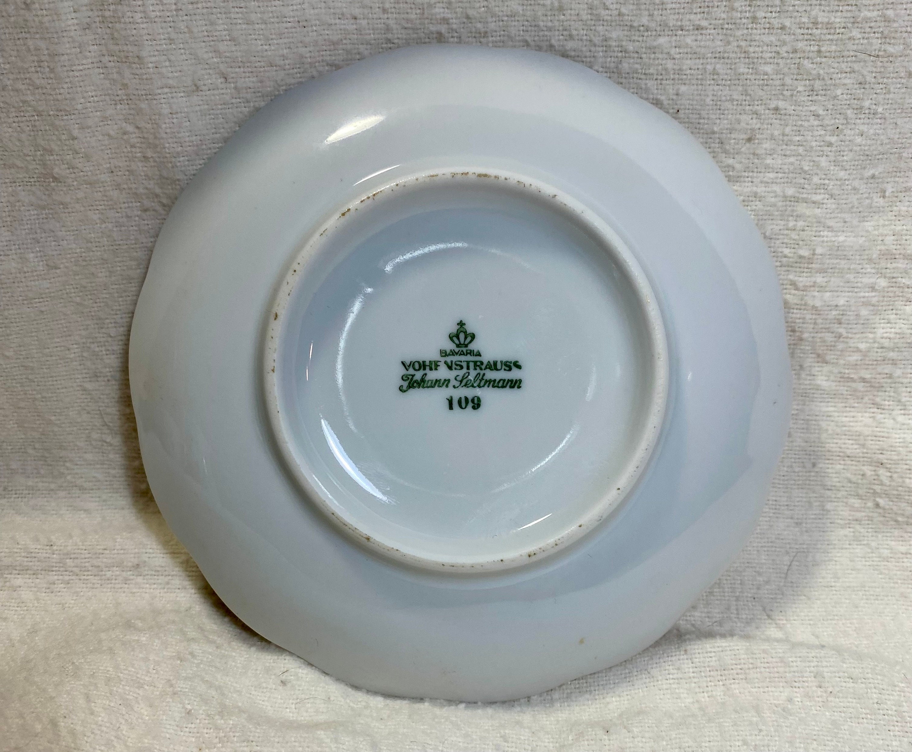 Bavaria Vohenstrauss Johann Seltmann Cherry Blossom Tea Cup and Saucer ...