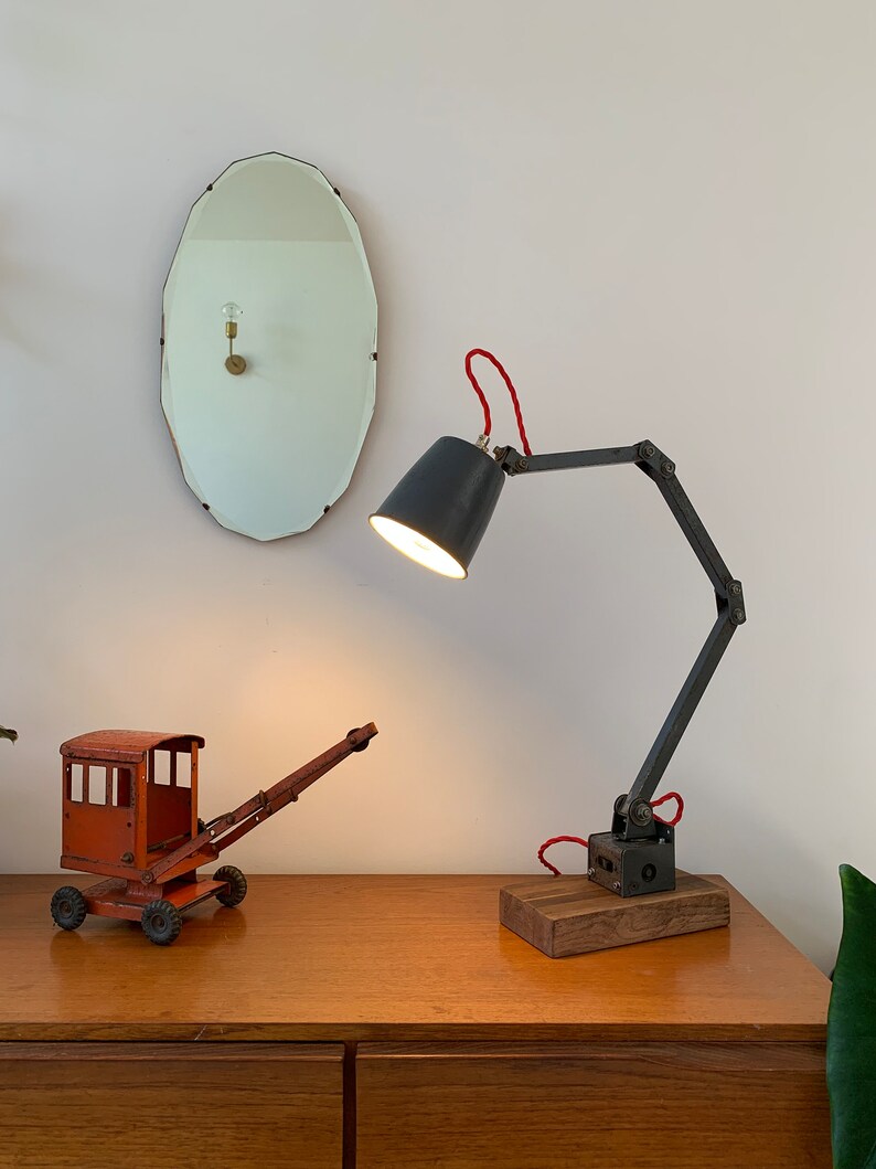 Memlite 3 Arm Industrial Vintage Lamp 1960s Machinist Light - Etsy UK