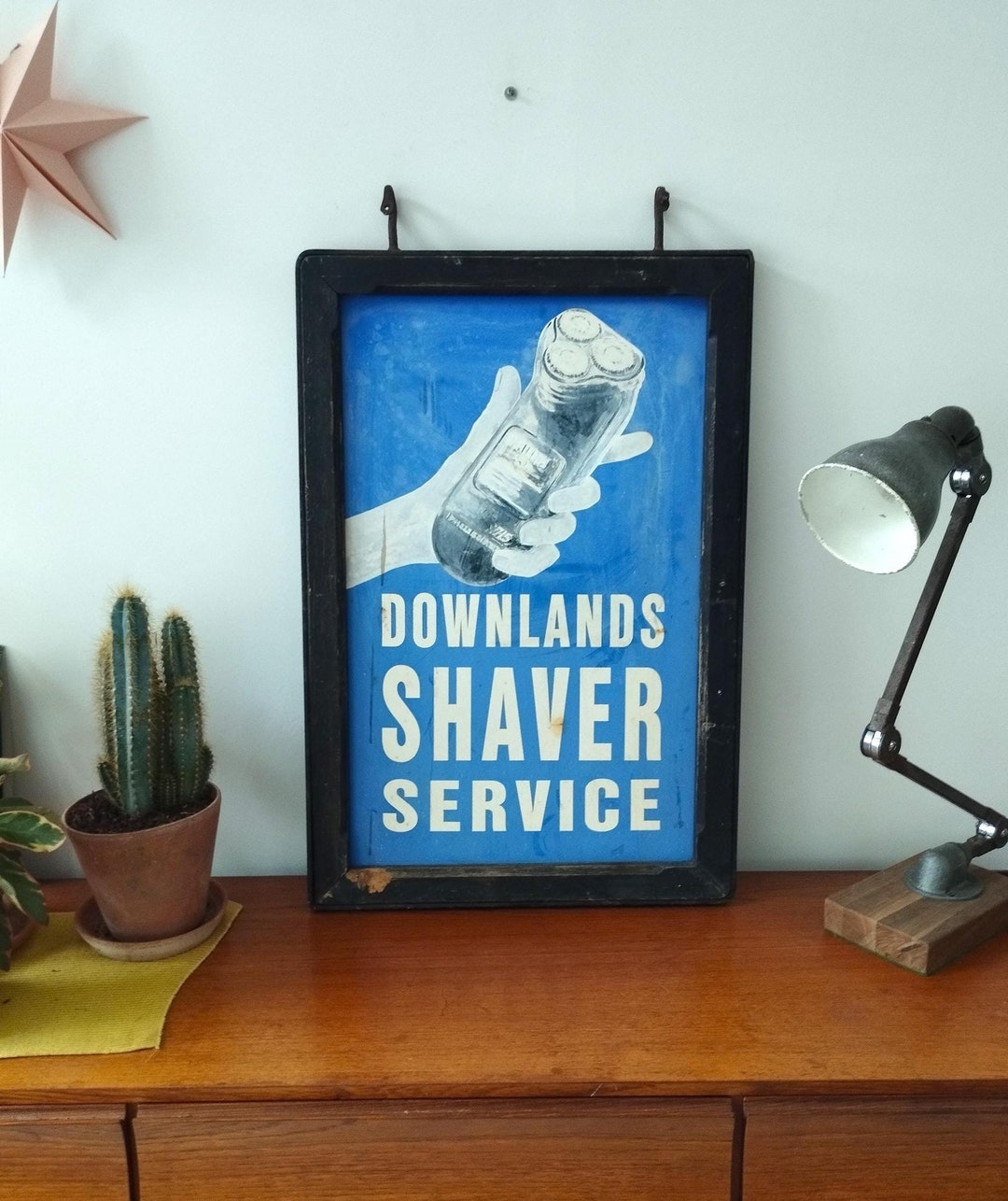 Double Sided 1960s Shop Sign - Etsy