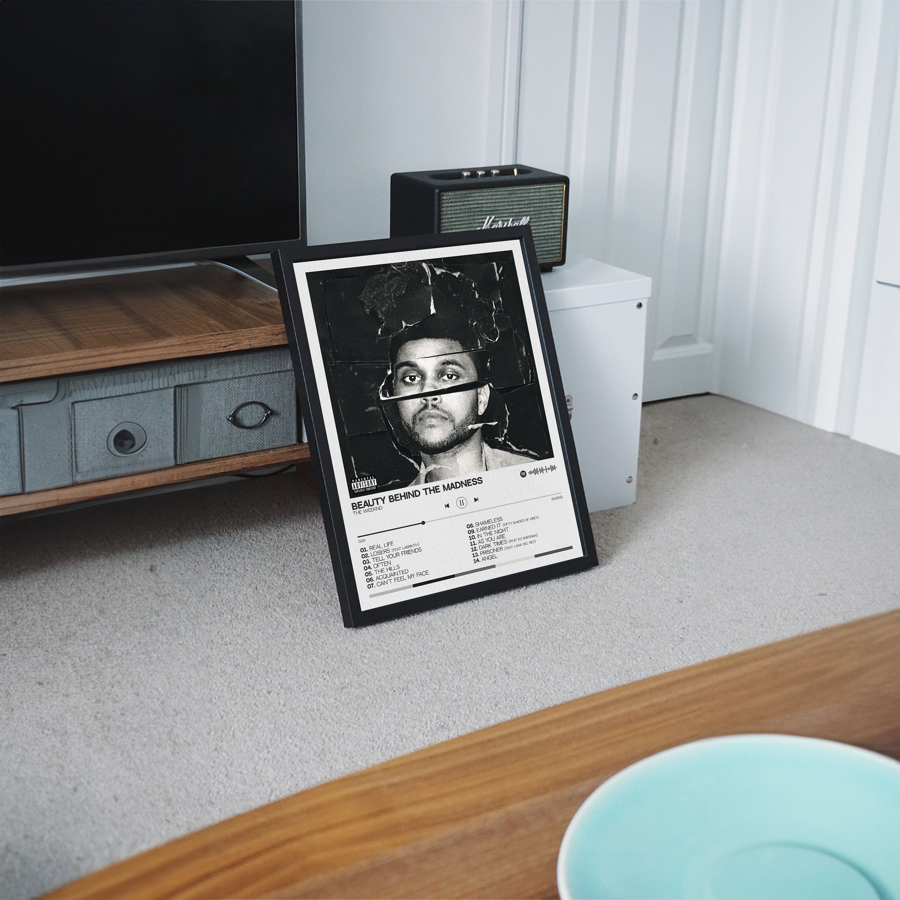 The Weeknd Wall Art Set, Printable Wall Art, the Weeknd Minimal Home ...