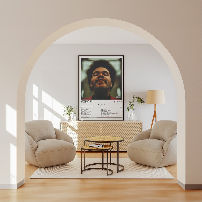 The Weeknd Wall Art Set, Printable Wall Art, the Weeknd Minimal Home ...