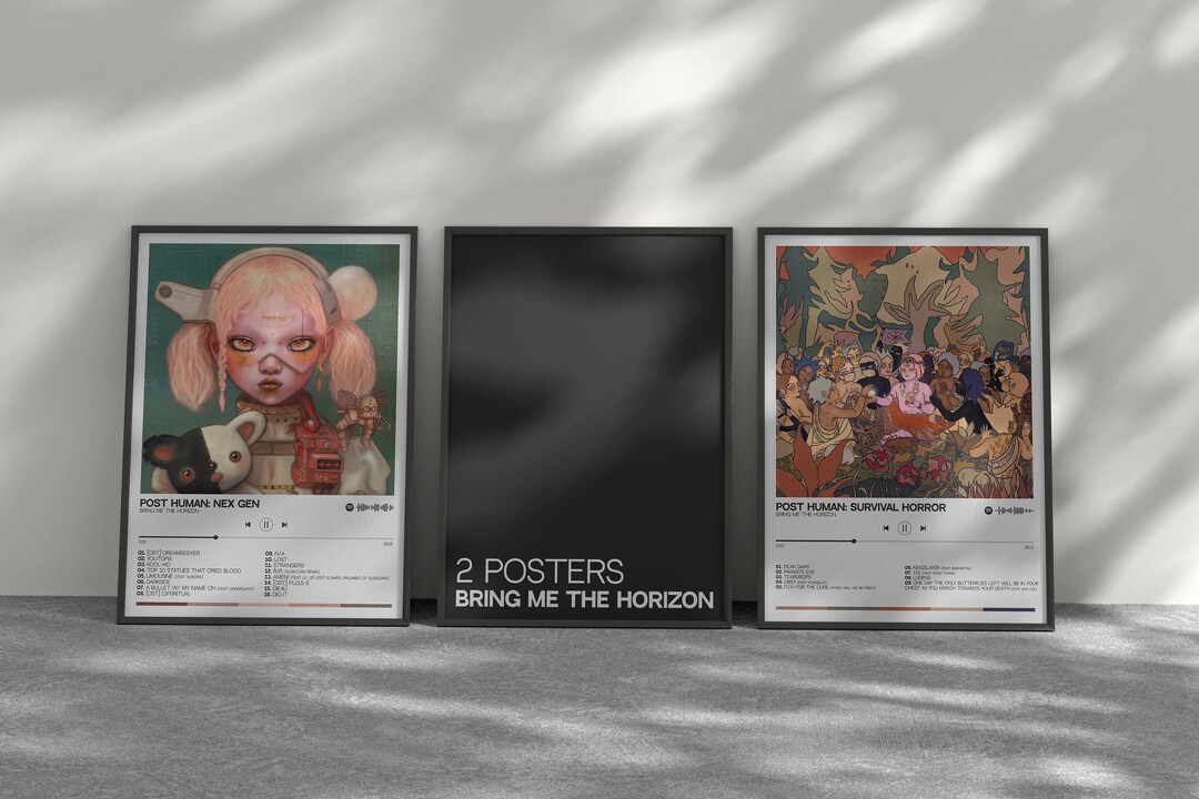 Bring Me the Horizon Wall Art Set, Printable Wall Art, Nex Gen Minimal ...