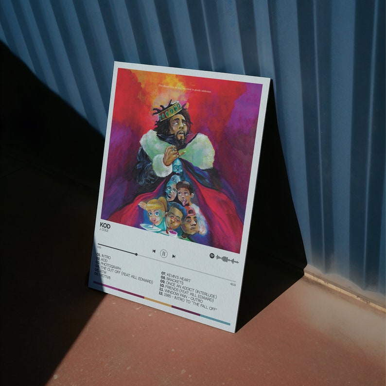 J. Cole Wall Art Set, Printable Wall Art, J.cole Minimal Home Decor ...