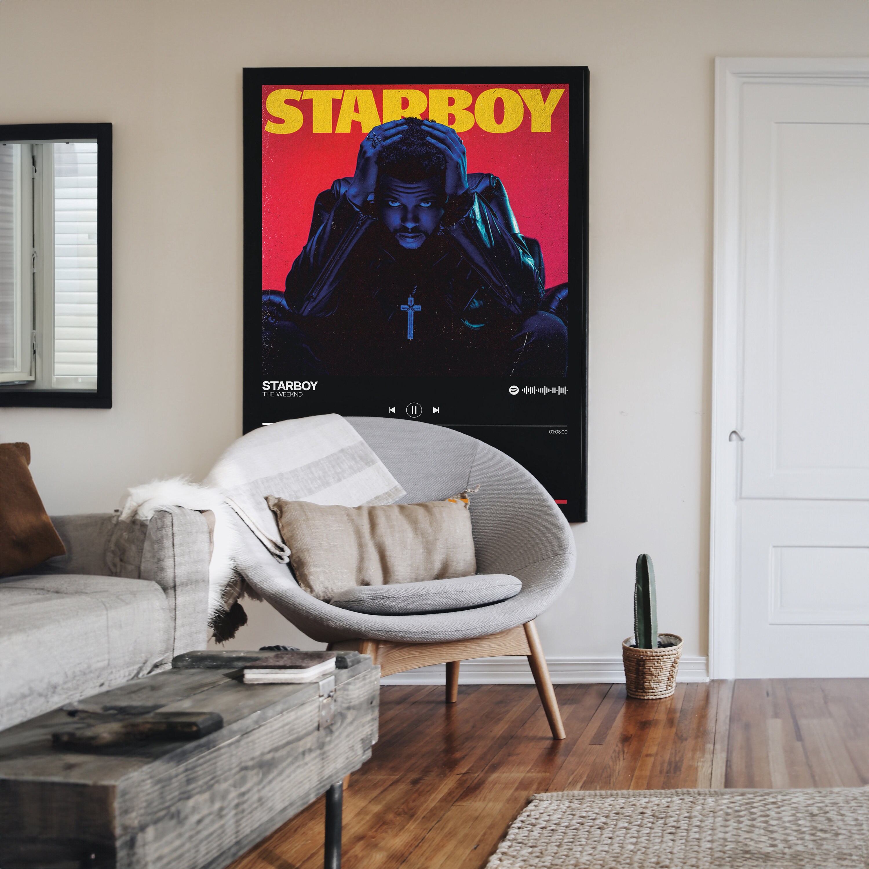 The Weeknd Wall Art Set, Printable Wall Art, the Weeknd Minimal Home ...