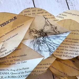 Shakespeare Plays Magnolia Book Page Wreaths, Choose Your Classic ...