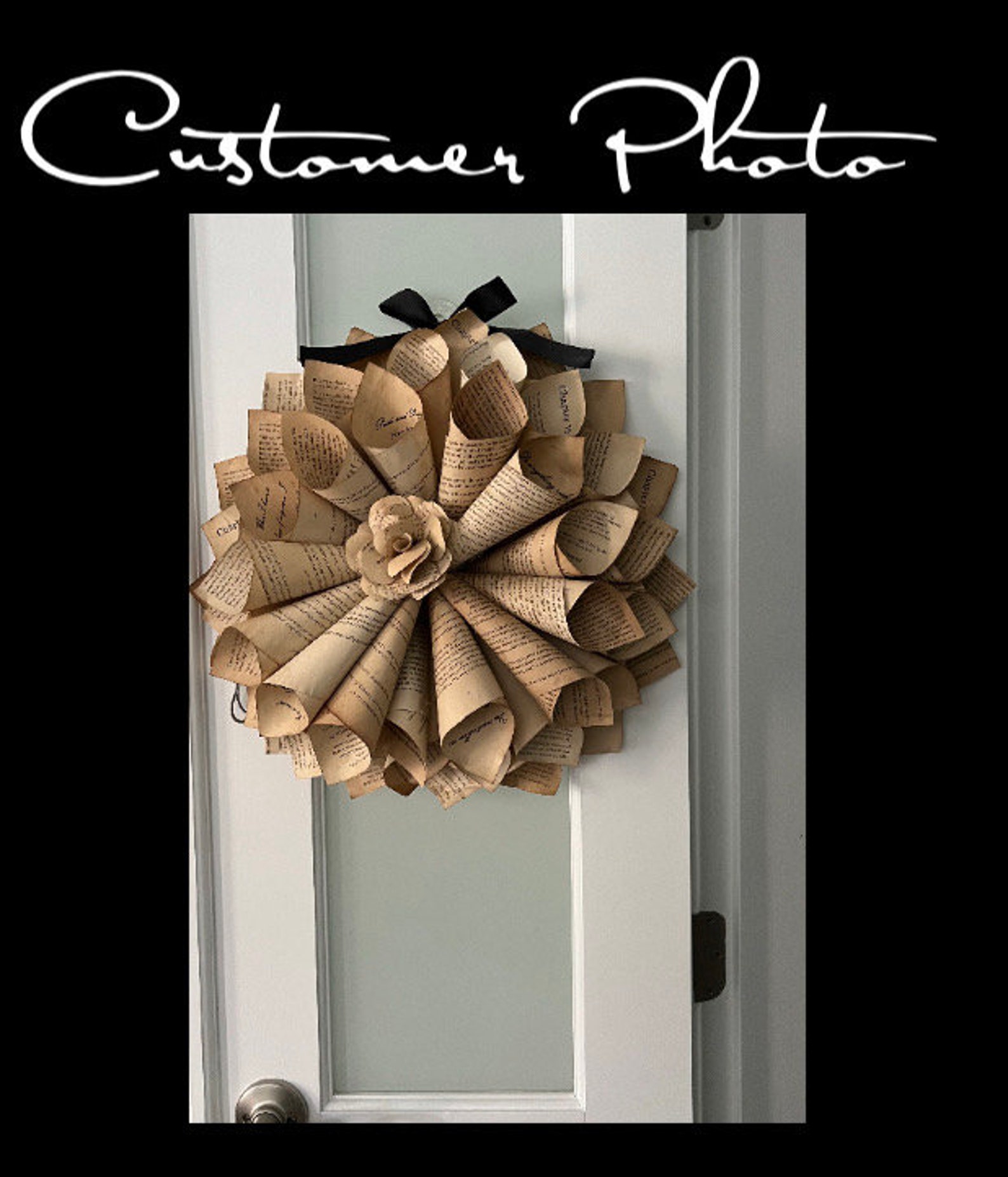 Large Jane Eyre, Pride and Prejudice, Classic Books 18 Wreath Paper ...