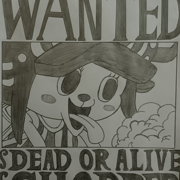 Tony Chopper Wanted Poster - Etsy