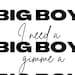 Big Boy - Etsy