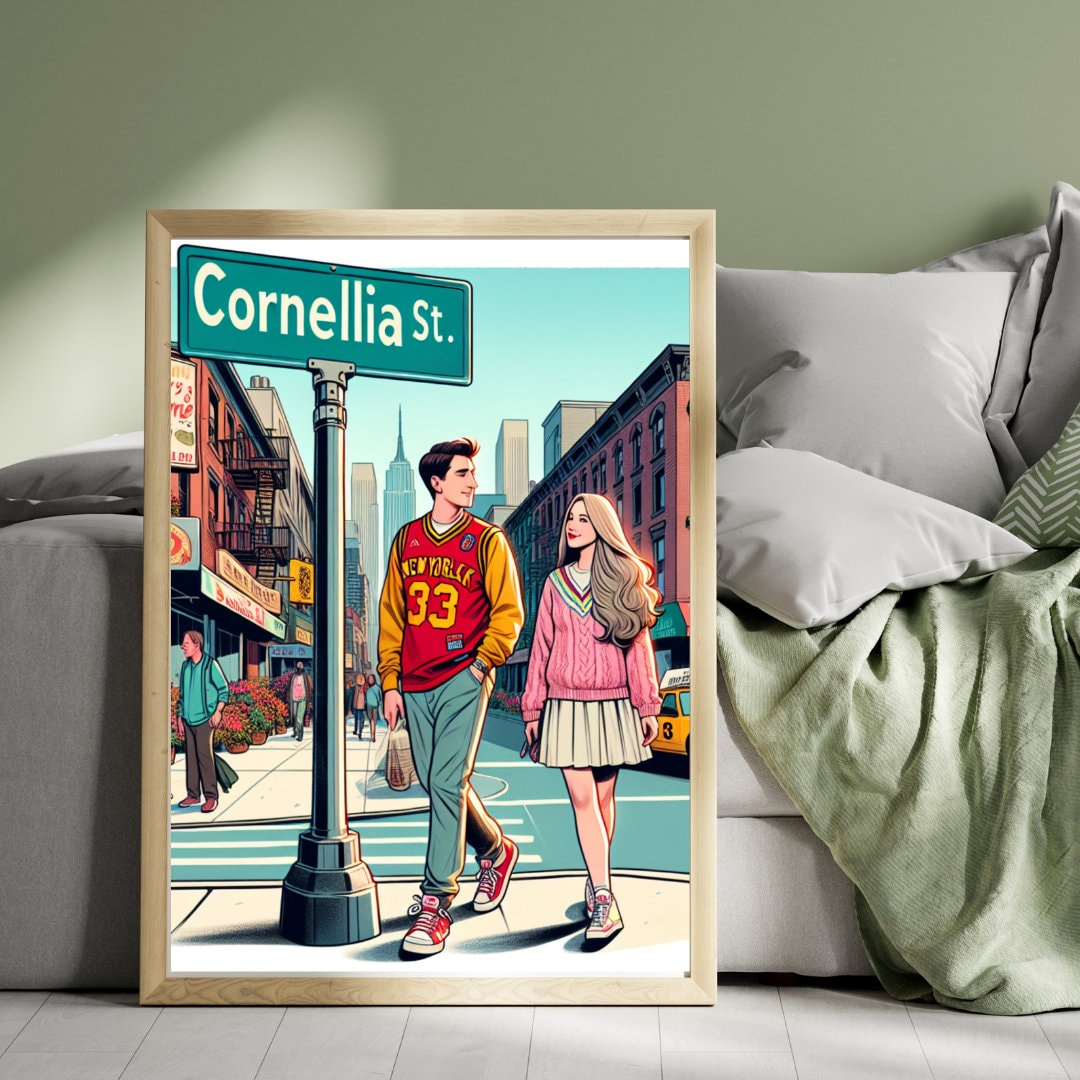 Cornelia St Printable Wall Art Perfect for Living Room or Bedroom, Home ...