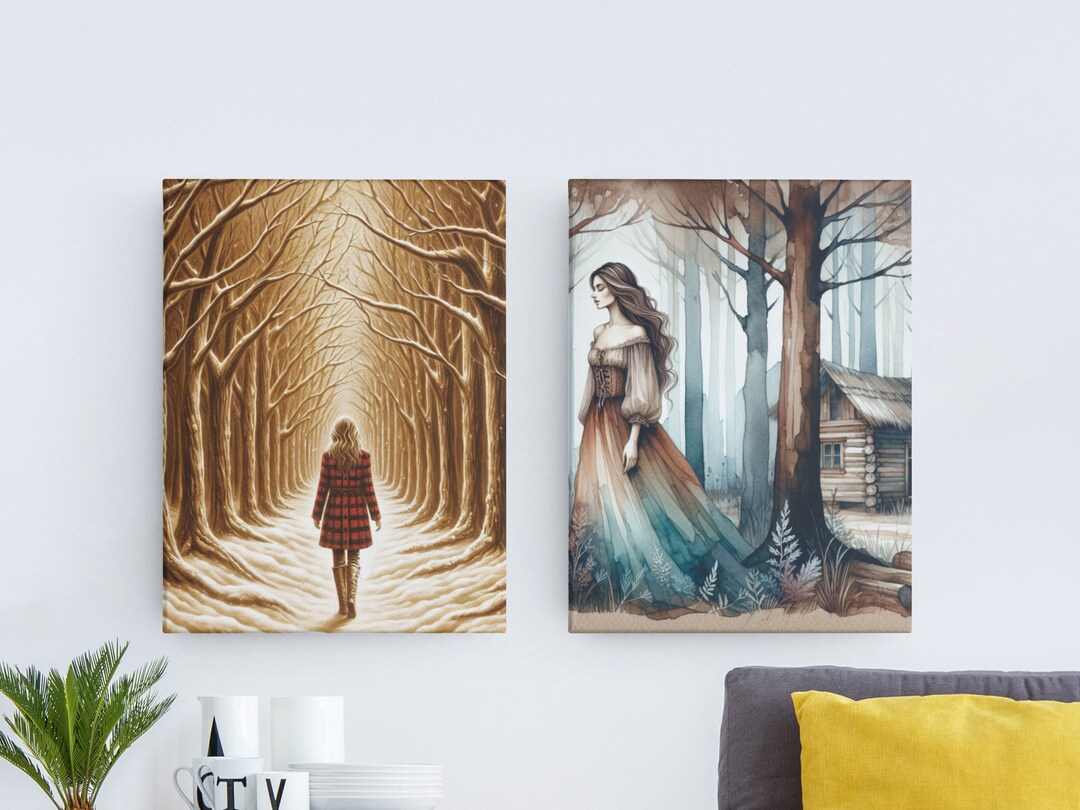 Taylor Swift Evermore & Folklore Inspired Printable Wall Art Set of 2 ...