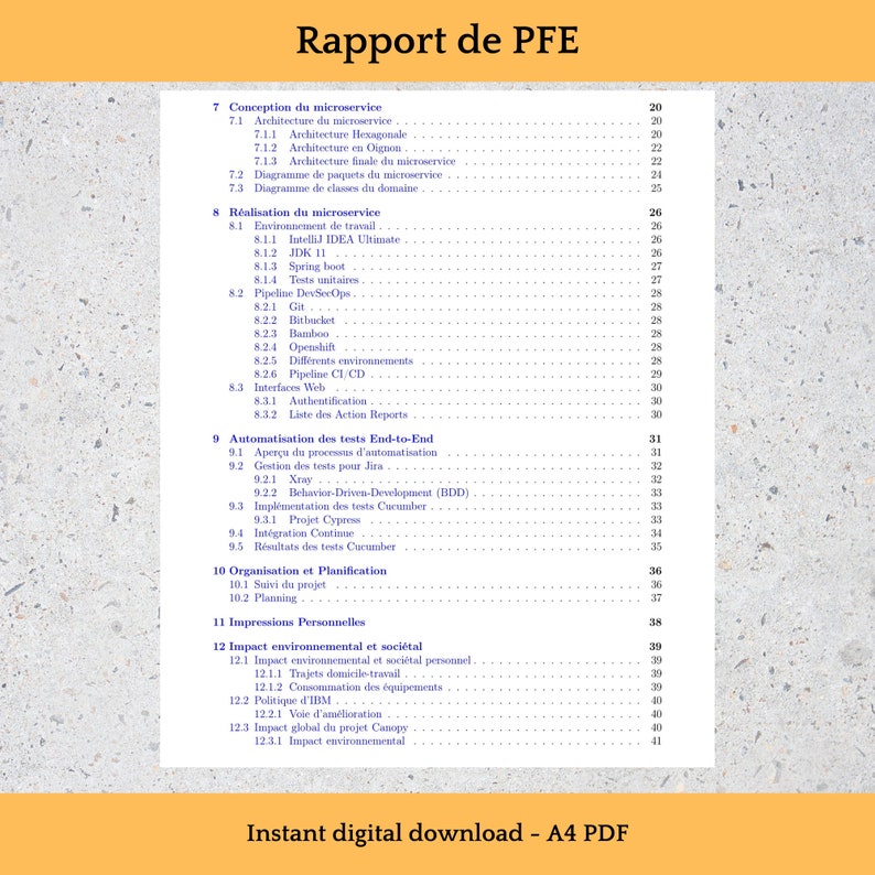 Rapport De Projet De Fin D’Études: Développement Web D’une Application ...