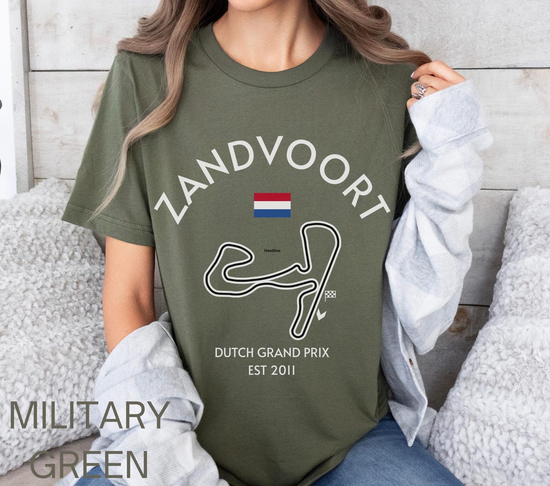 Dutch Grand Prix Shirt Zandvort Race Track Crewneck F1 Inspired Shirt ...