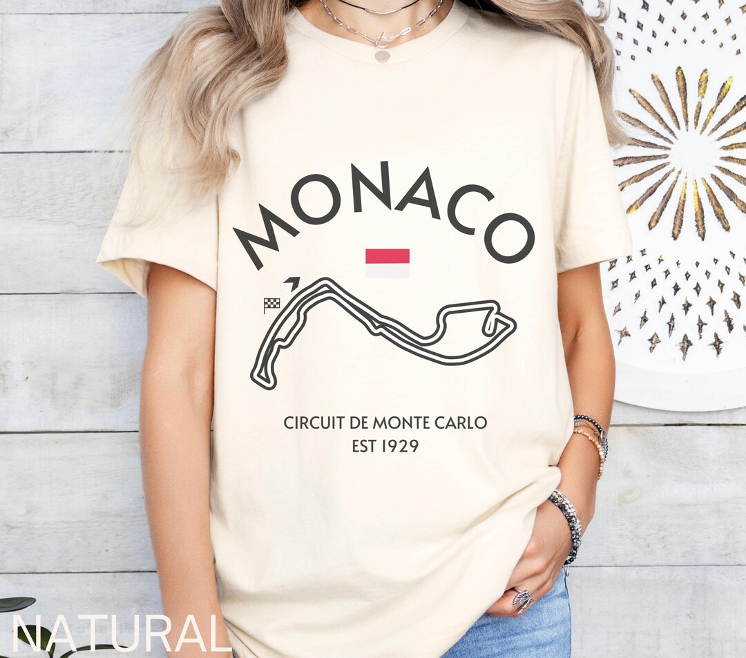 Monaco Race Track Shirt Monte Carlo Grand Prix Crewneck F1 Inspired ...