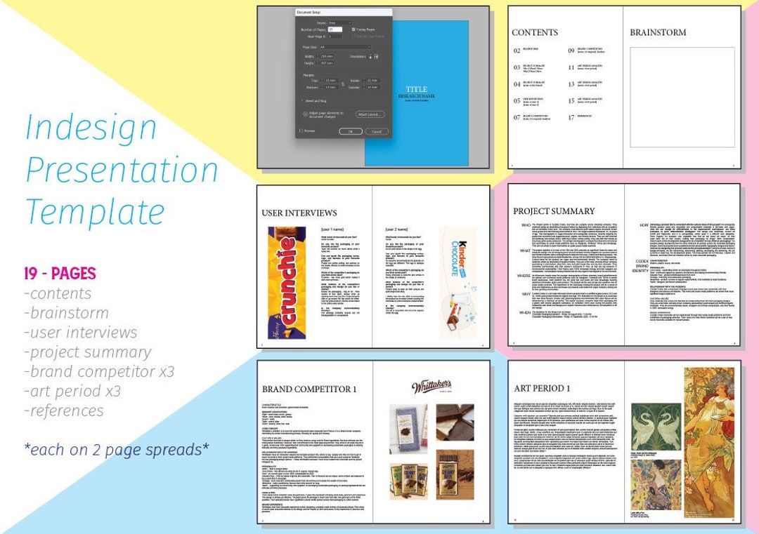 Indesign Research Template, Competitor Analysis, Research Assessment ...