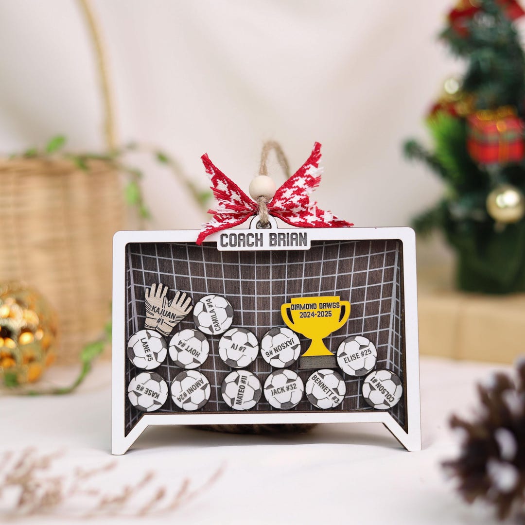 Custom Soccer Goalkeeper Shaker Ornament, Soccer Coach Shaker, Soccer ...