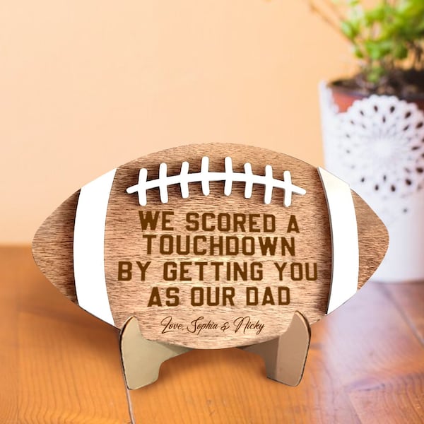 Dad We Scored a Touchdown - Etsy