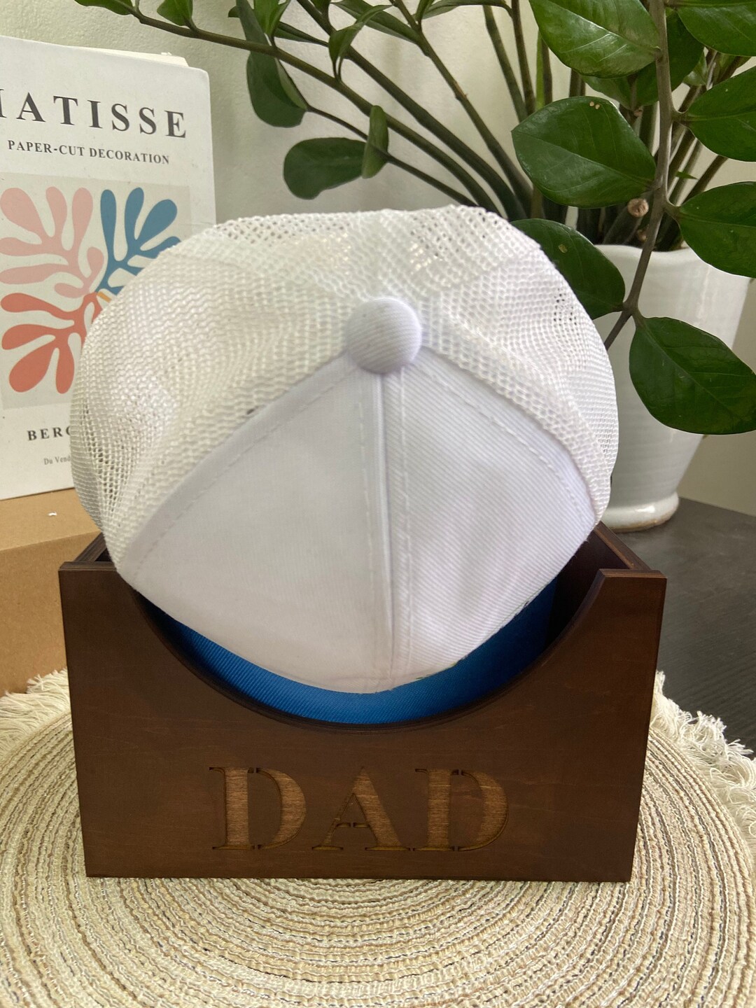 Personalized Hat Holder, Wood Hat Box, Grandpa Gift, Cap Stand, Gift ...