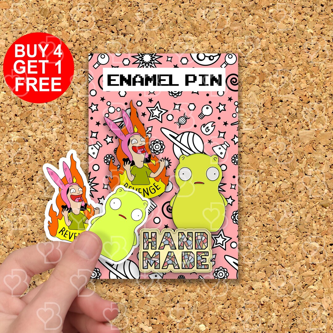 Louise Belcher Revenge Meme Enamel Pins Anime Meme Gift Funny Lapel Pin ...