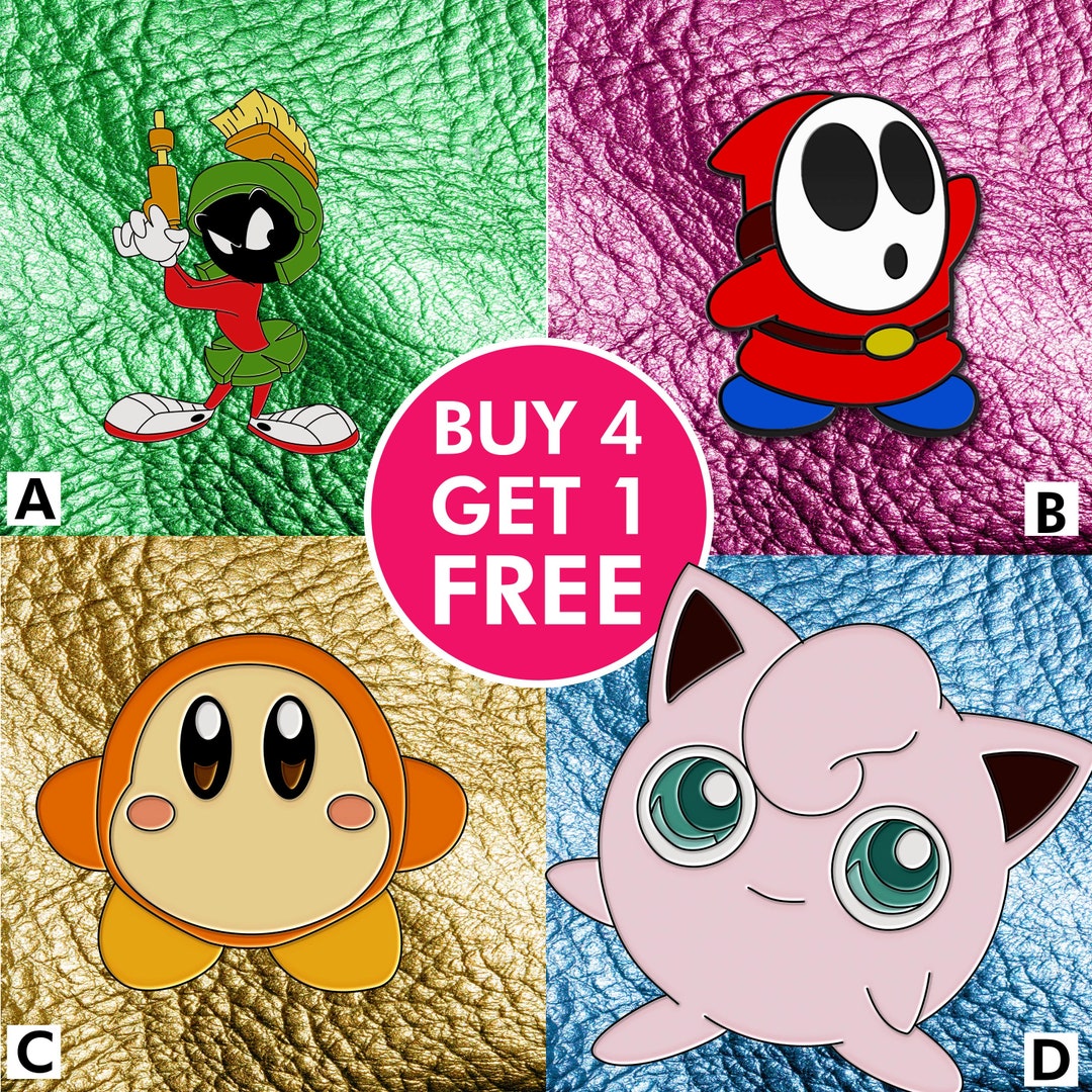 Marvin Alien Enamel Pin Shy Guy Kawaii Enamel Pins Funny - Etsy