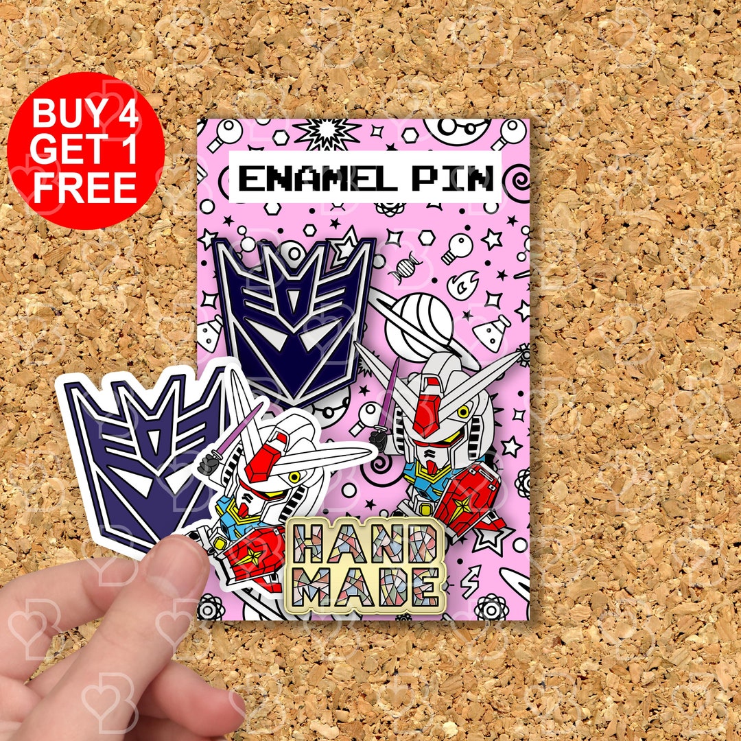 Gundam Mecha Anime Lapel Pins Robot Gift Funny Pins Enamel Cute Pins ...