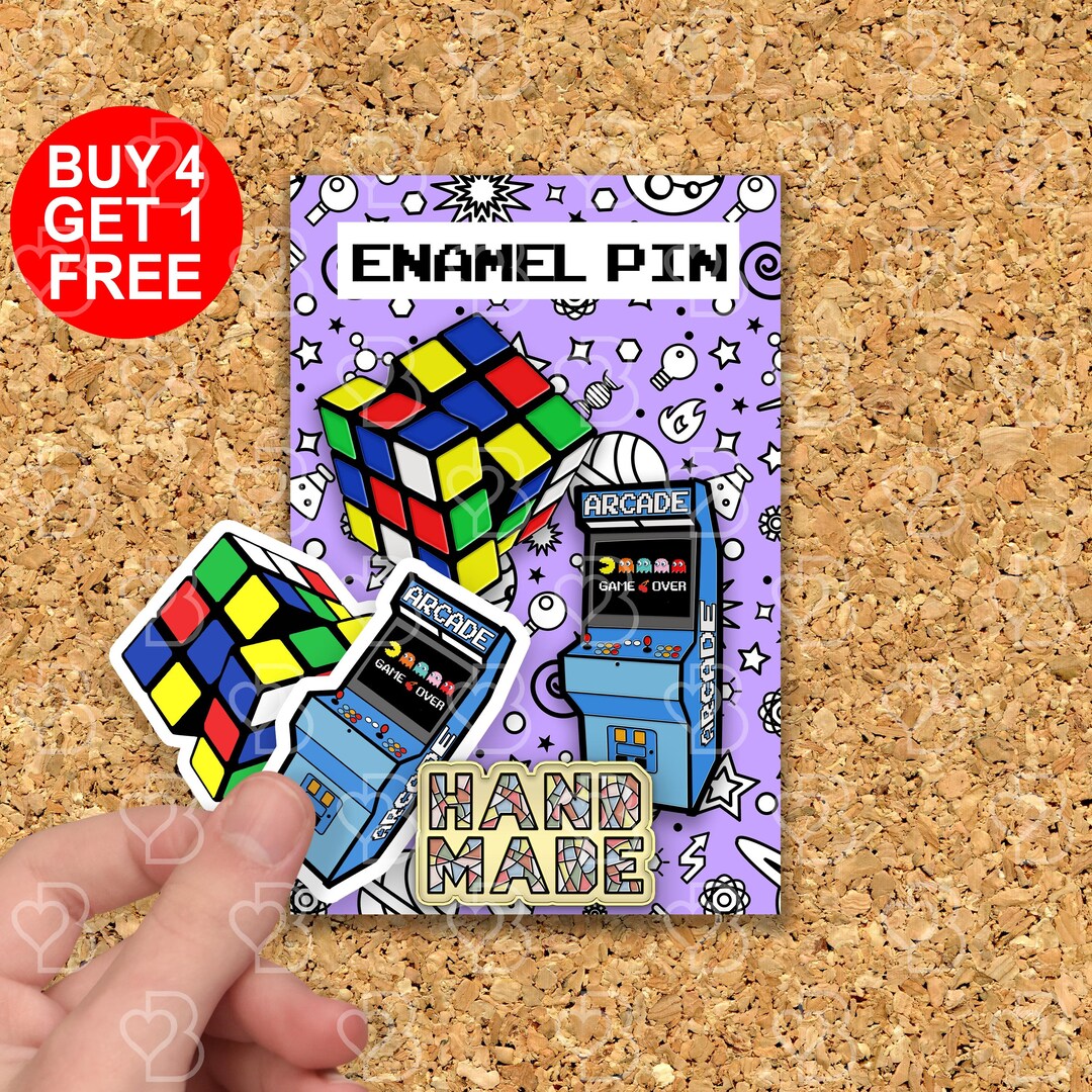 Game Over Gaming Enamel Pins Gaming Gift for Her Funny Enamel Pin Cute ...