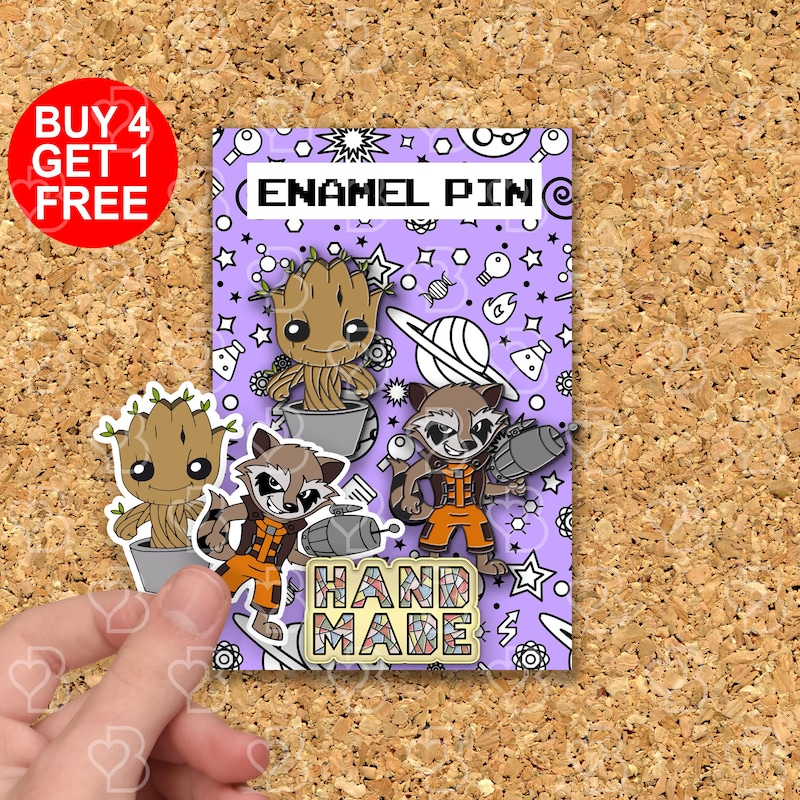 Raccoon Pin - Etsy