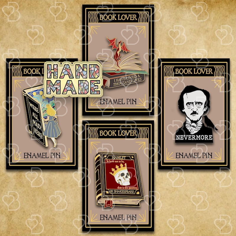 Enamel Pin Book Set - Etsy