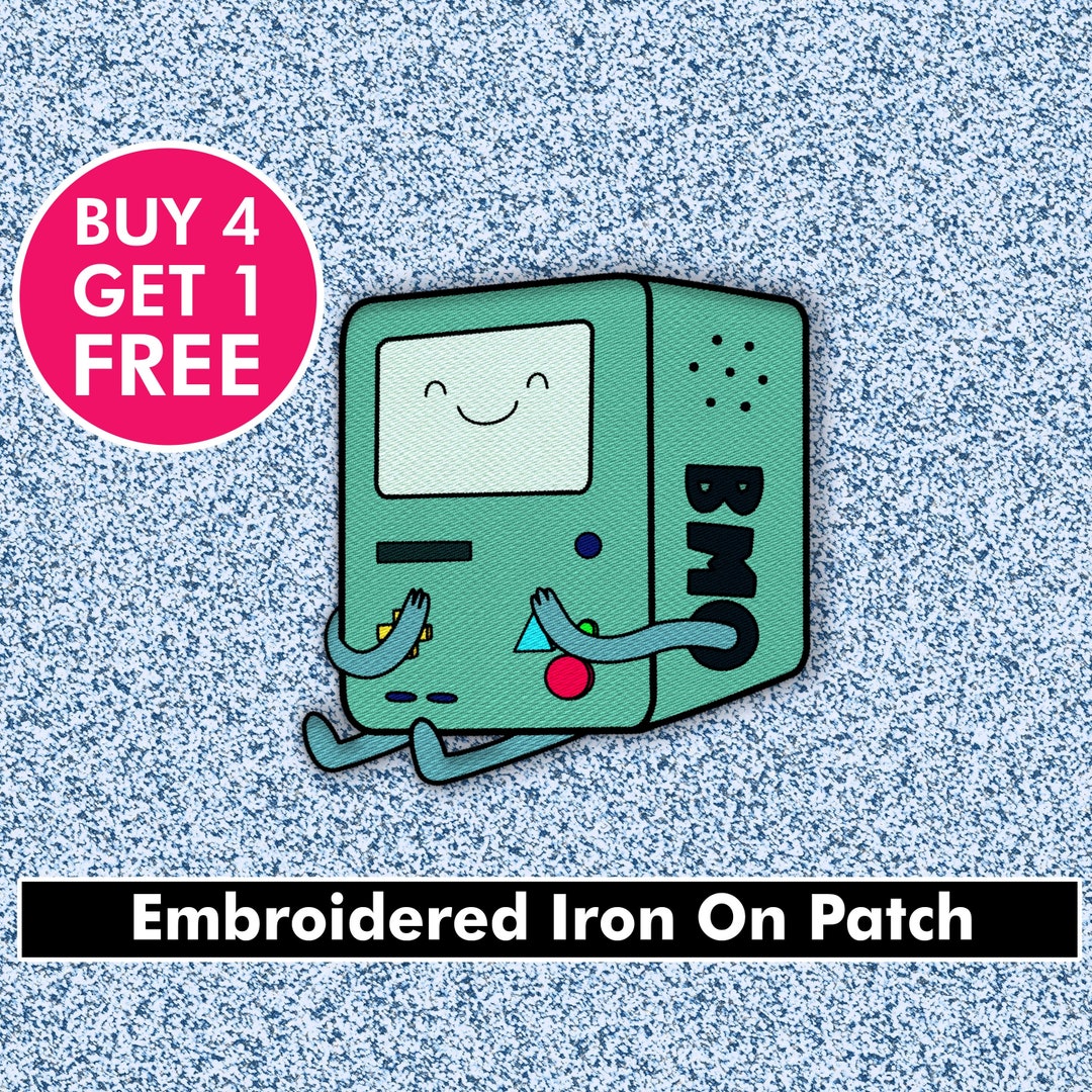 Bmo Robot Patch Beemo Adventure Patches Iron on Patch Embroidered Patch ...