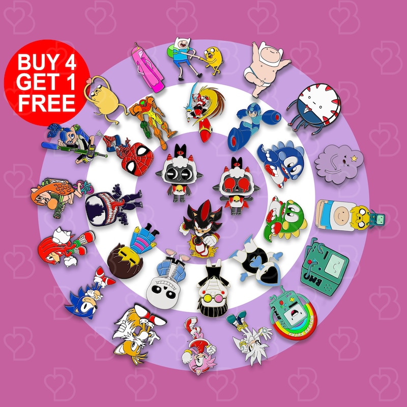 Anime Pins - Etsy