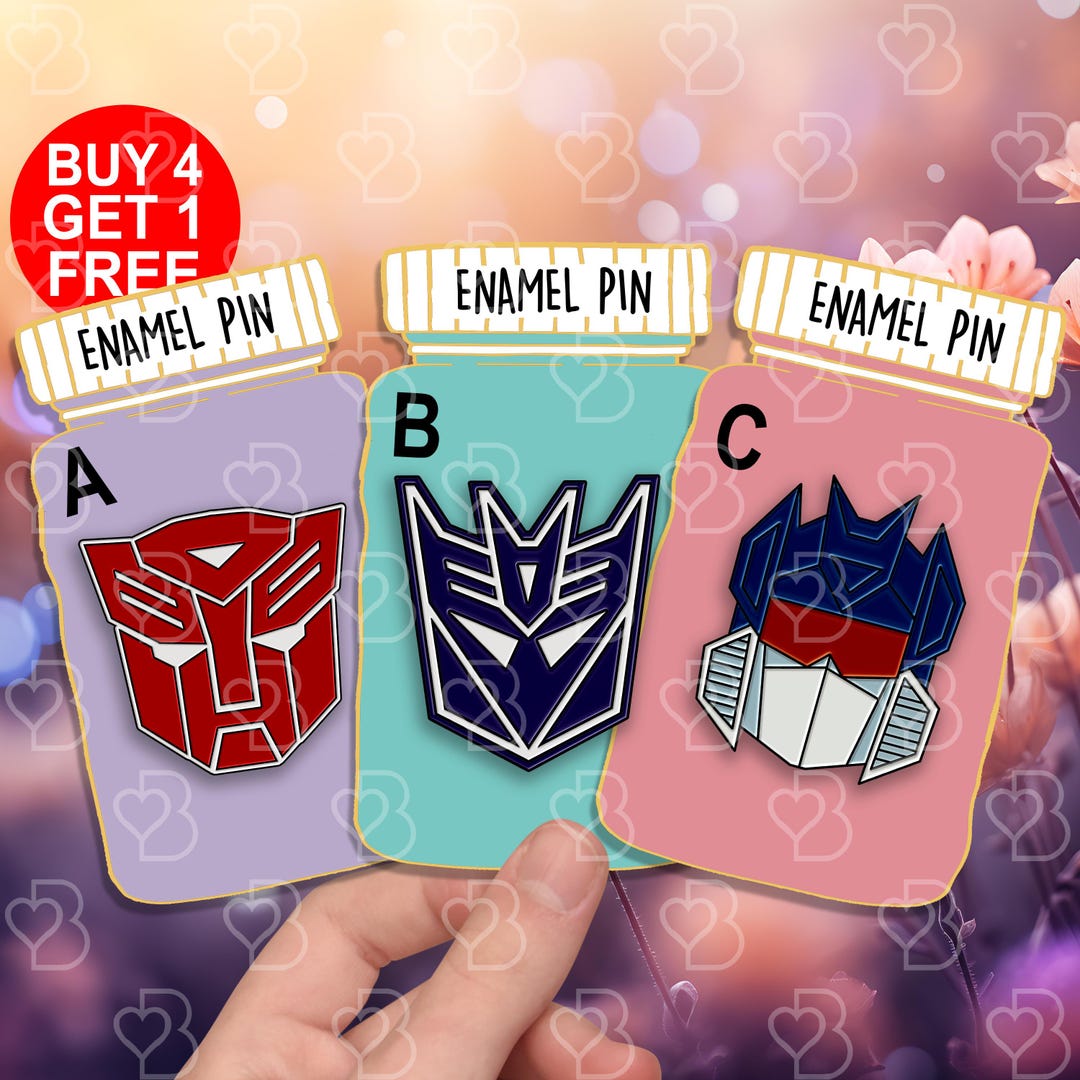 Decepticons Mecha Anime Enamel Pin Gift Set Cartoon Fan Gift Enamel Pin ...