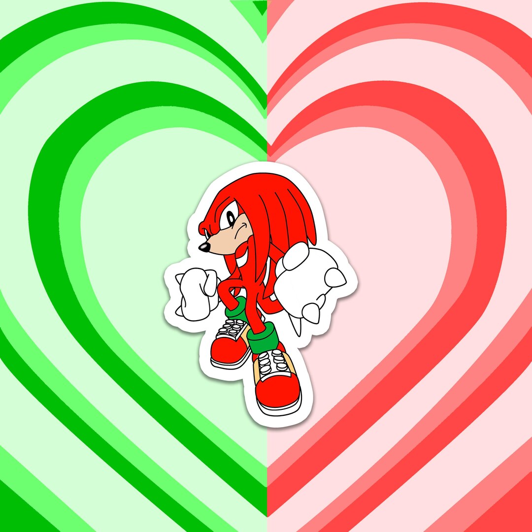 Knuckles Hedgehog Game Sublimation File Funny Cute Png File Clipart ...