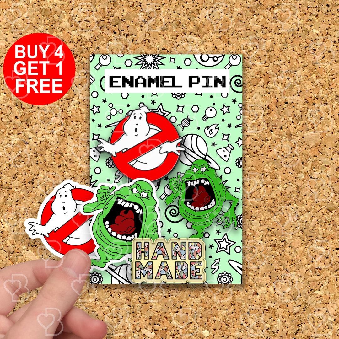 Ghostbusters Superhero Ghost Enamel Pins Ghost Lovers T Funny Lapel