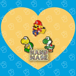 Super Mario Gaming Enamel Pins Anime Pin Set Video Game Enamel Pins Rpg ...