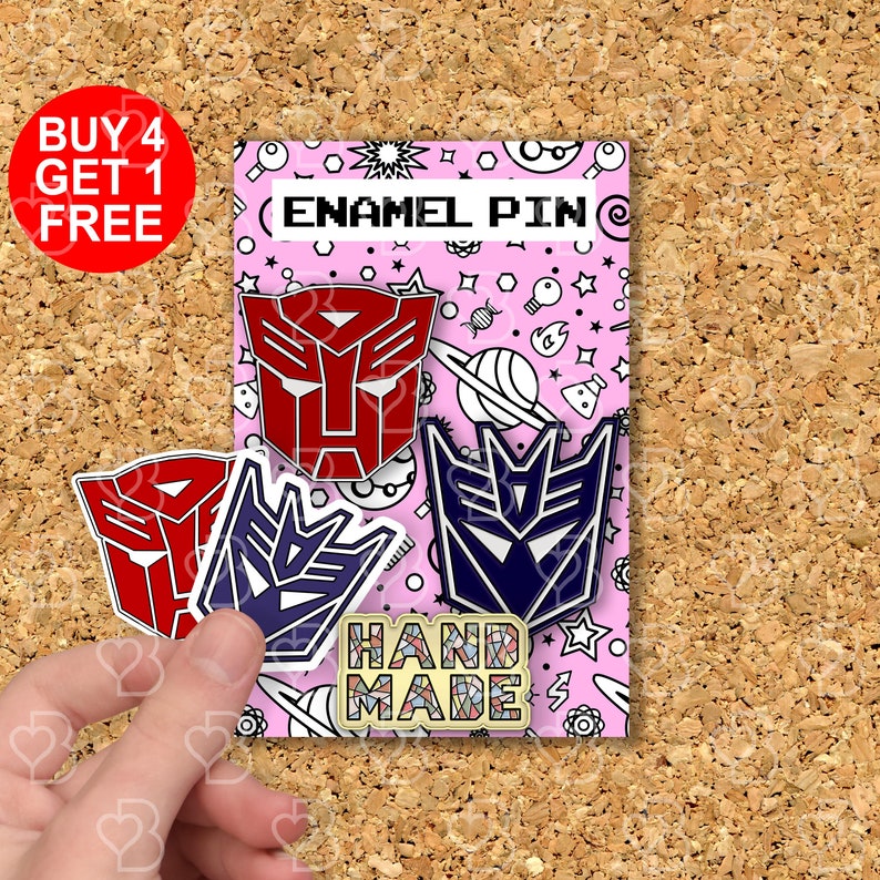 Autobots Futuristic Robot Movies Pin Robot Gift Funny Pins Set Cute Bag ...