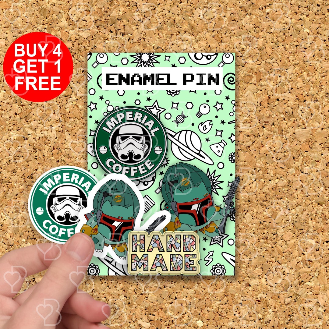 Imperial Trooper Coffee Pin Boys Anime Gift Cute Funny Pins Kawaii ...