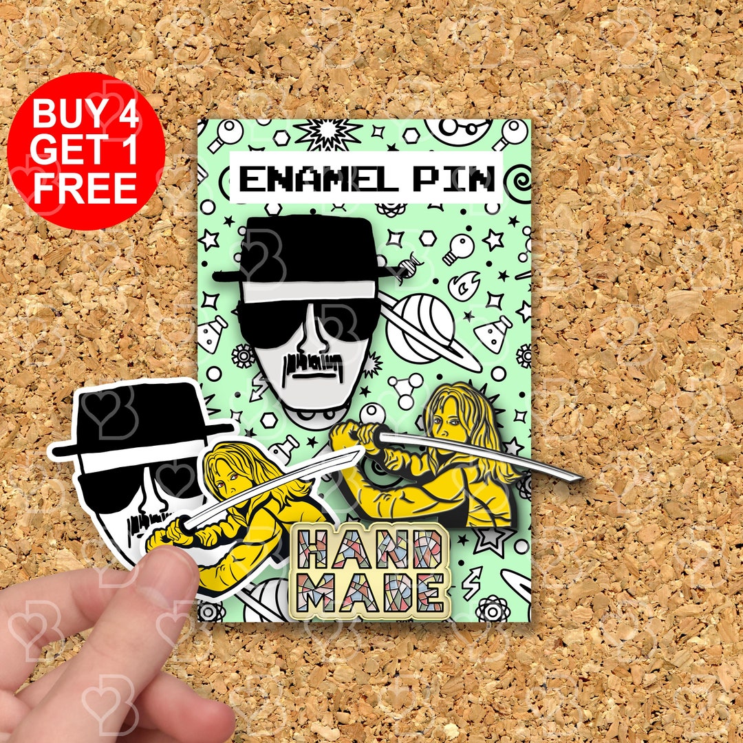 Breaking Bad Heisenberg Meme Enamel Pins Funny Tv Show Gift Cute Funny ...