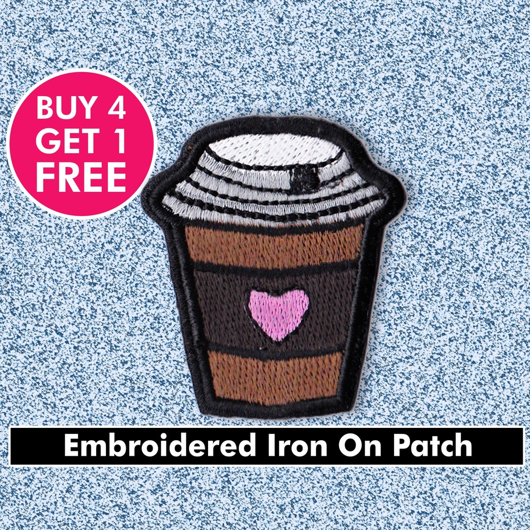 Coffee Emoji Patch Love Friendship Patches Iron on Patch - Etsy